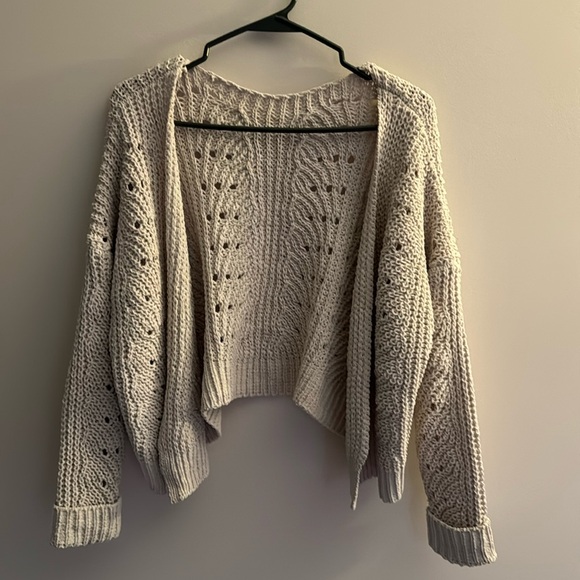 Sweaters | Brand New Very Nice Cream Homemade Crochet Cream Cardigan ...